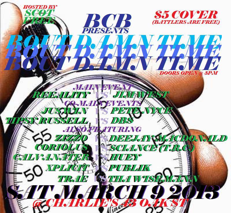 Bout Damn Time - Bell City Battles | Battle Rap Event | VerseTracker