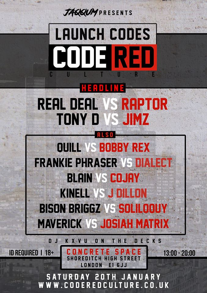 Launch Codes - Code Red Culture | Battle Rap Event | VerseTracker
