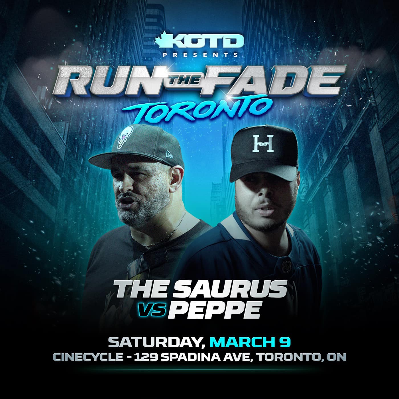 Run the Fade: Toronto - KOTD: King of the Dot | Battle Rap Event ...